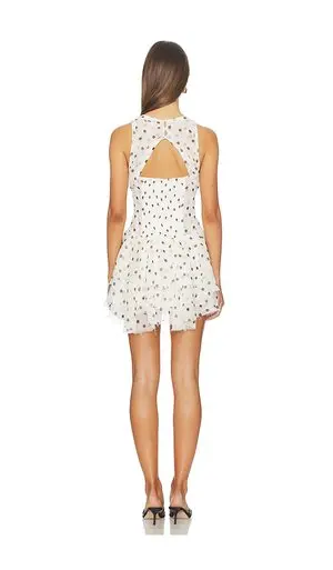 Free People Raven Printed Mini Dress
