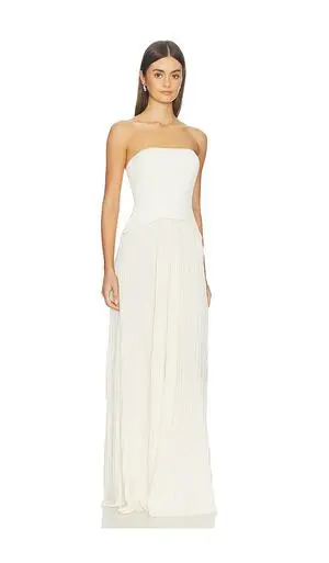 Solid & Striped Strapless Soglio Dress - Brule