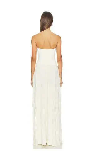 Solid & Striped Strapless Soglio Dress - Brule