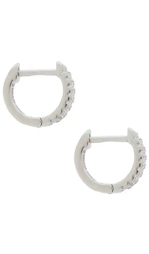 Shashi Micro Pave Huggie Earrings