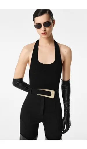 REVOLVE LOS ANGELES Grande Buckle Leather Belt