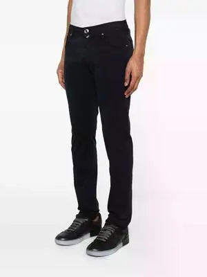 Jacob Cohen Bard Straight Trousers - Black