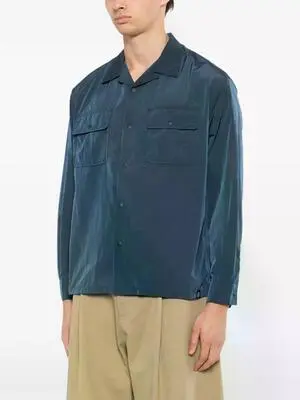 AGNES B. Open-collar Pocket Shirt