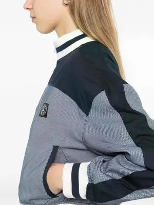 AGNES B. Checker Track Jacket