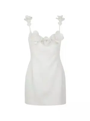 David Koma Flower-embellished Mini Dress