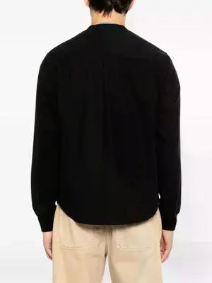 AGNES B. Logo-patched Shirt Jacket