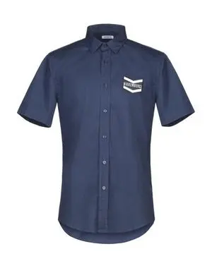 BIKKEMBERGS Shirt Size Cotton, Elastane