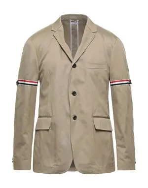 Thom Browne Cotton Twill Blazer - Beige