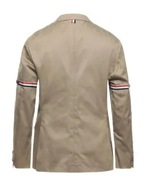 Thom Browne Cotton Twill Blazer - Beige