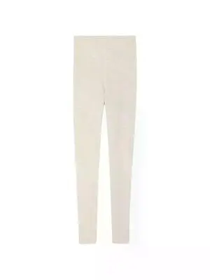 American Vintage Ypawood Elasticated Leggings - Neutrals