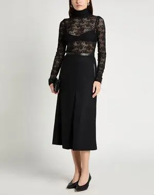 Liviana Conti Long Sleeve Lace Turtleneck Top