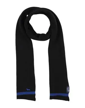 HARMONT & BLAINE Man Scarf Light Brown Size - Wool, Cashmere Black