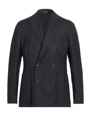 Peserico Midnight Virgin Wool Blazer