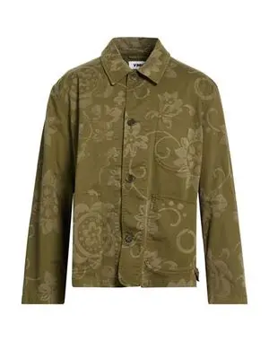 You Must Create Cotton Blend Floral Print Overshirt