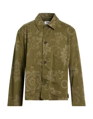 You Must Create Cotton Blend Floral Print Overshirt