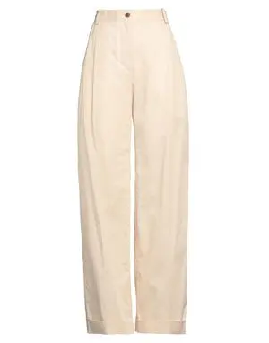 Maison Kitsuné Cotton Straight-leg Trousers - Beige