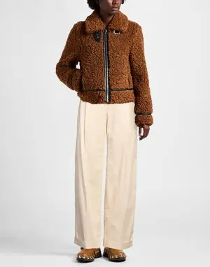 Maison Kitsuné Cotton Straight-leg Trousers - Beige