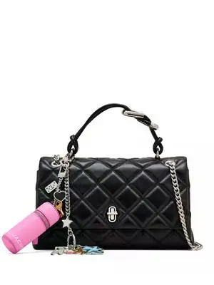 Marc Jacobs The Charm Quilted Dual Convertible Shoulder Bag - Black