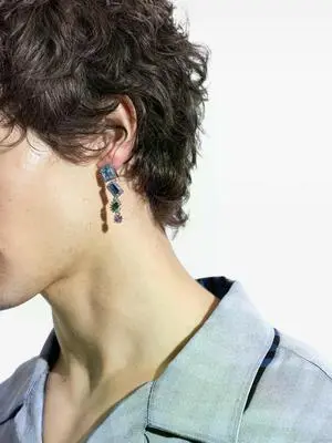 MAISON MARGIELA Geometric Drop Earrings
