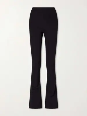 Rick Owens Carmen Jersey Flared Trousers