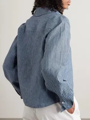 DEIJI STUDIOS Striped Linen Shirt