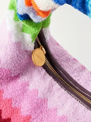 Missoni Striped Cotton-terry Shoulder Bag - Multi