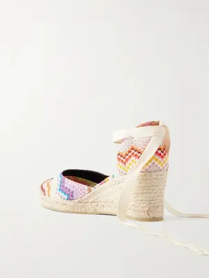 Missoni Eva Woven Wedge Espadrilles