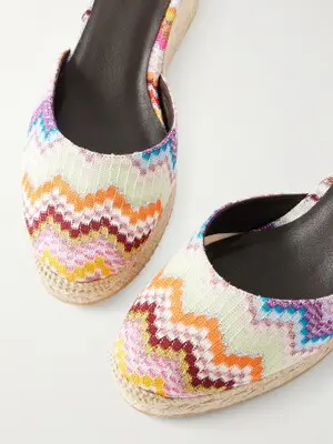 Missoni Eva Woven Wedge Espadrilles