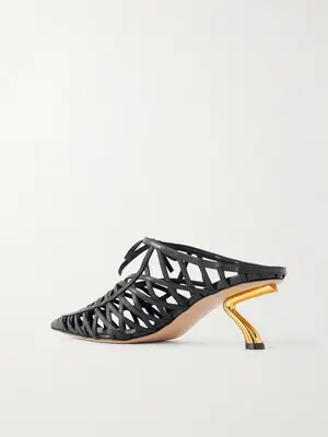 FERRAGAMO Cirry Leather Mules