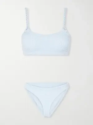 Hunza G Phoebe Original Crinkle™ Bikini - Blue