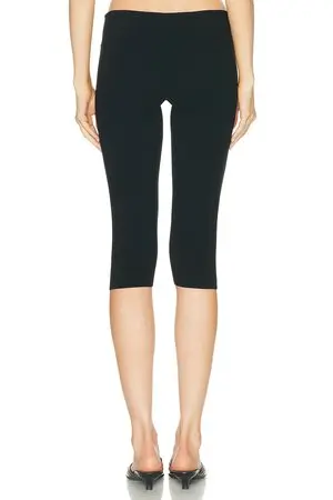 TOTEME Capri Knit Legging - Black