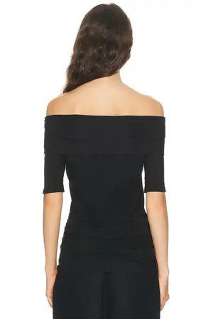 LEMAIRE Short Sleeve Twisted Top