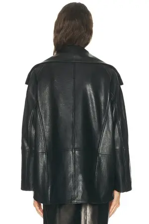 Nour Hammour Ansel Leather Jacket
