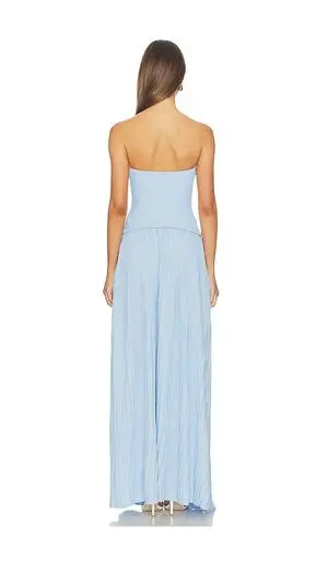 Solid & Striped Strapless Soglio Dress - Blue