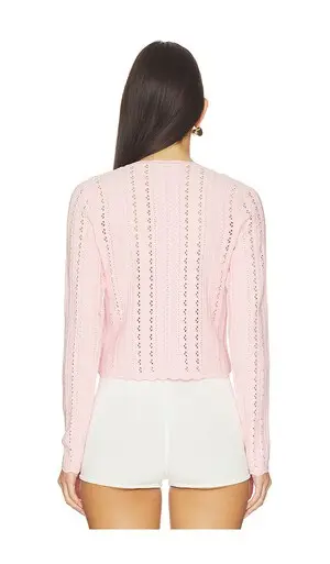 LoveShackFancy Peridot Cardigan - Pink