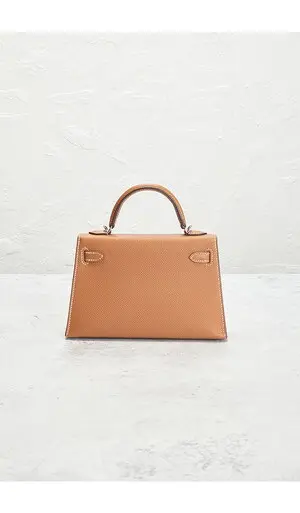 FWRD RENEW Hermes Epsom Kelly 20 Handbag - Brown
