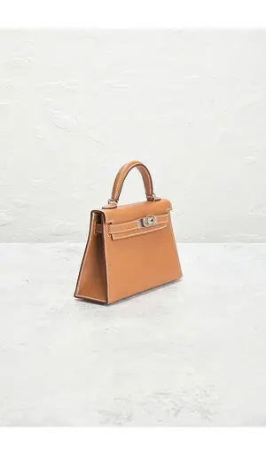 FWRD RENEW Hermes Epsom Kelly 20 Handbag - Brown