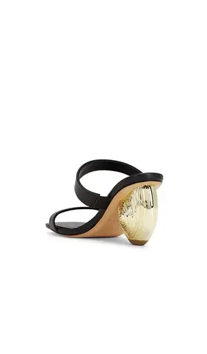 Simkhai Marion Metallic Leather Shell Heel