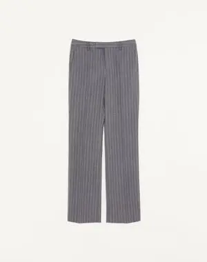 Valentino Garavani Wool Pinstripe Tailored Trousers