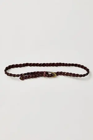 FREE PEOPLE FREE PEOPLE Braided Leather Studded Belt