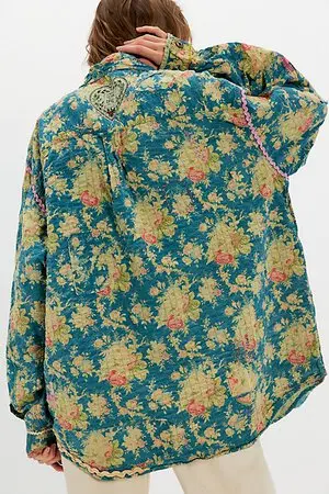 MAGNOLIA PEARL Quilted Landes Oversized Button Down
