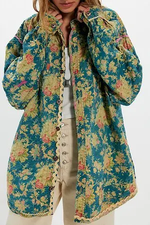 MAGNOLIA PEARL Quilted Landes Oversized Button Down