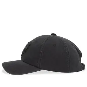 HUMAN MADE Embroidered Heart 6 Panel Cap - Black