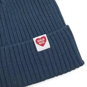 HUMAN MADE Cotton Rib Beanie - Navy