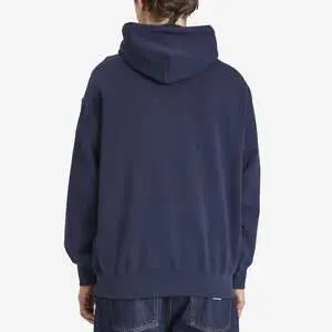 A BATHING APE 1st Camo College Logo Hoodie - Navy