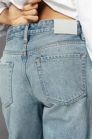 EB DENIM Low-rise Baggy Capri Jeans