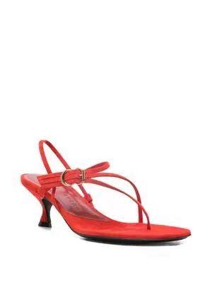 HERBERT LEVINE Starry Eyed Buckle-detail Heeled Sandals