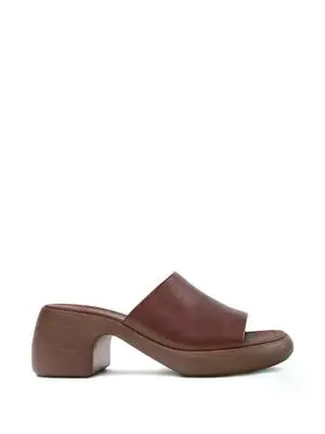 Camper Thelma Leather Sandals - Brown
