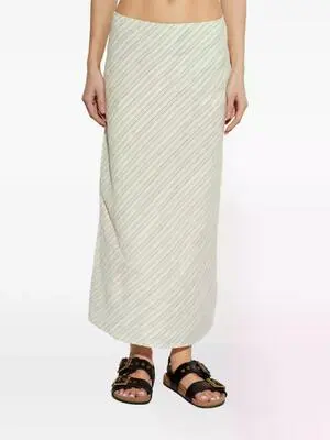 SAMSOE SAMSOE Saagneta Striped Maxi Skirt