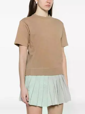 Moncler Logo Appliqué Crewneck T-shirt
